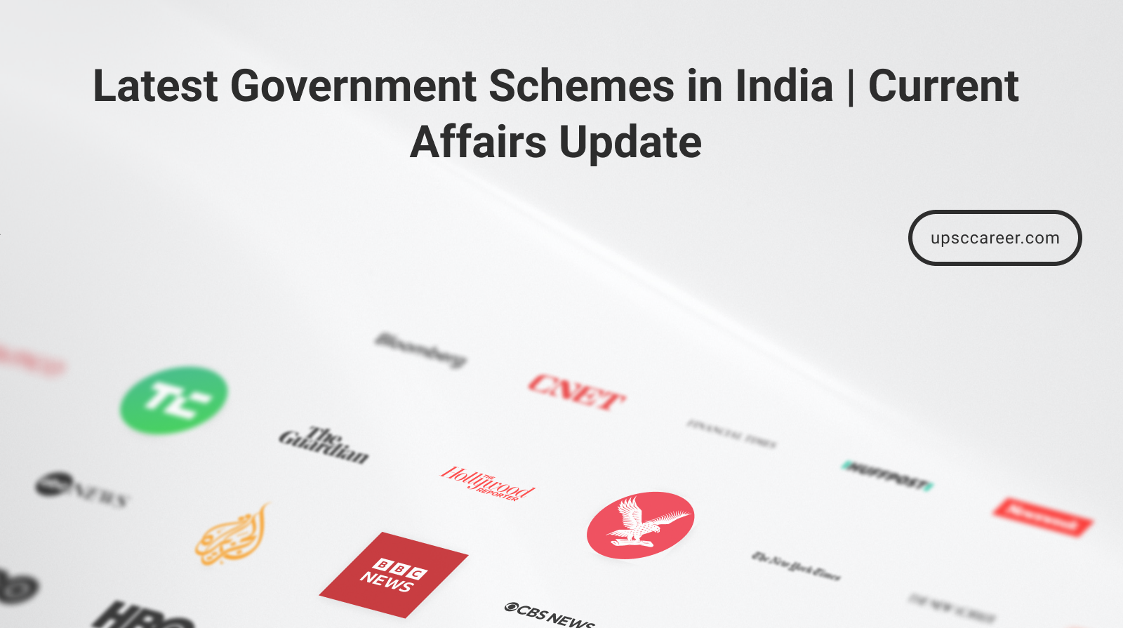 20 Latest Government Schemes in India | Current Affairs Update ...